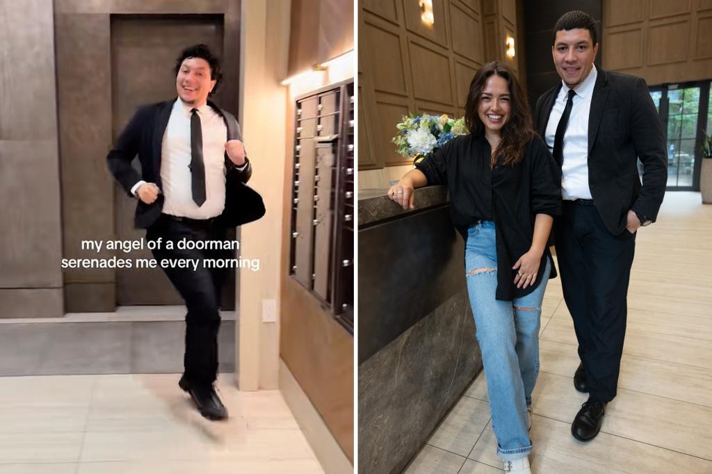 Heartwarming Doorman Goes Viral for Uplifting Serenades to Tenants